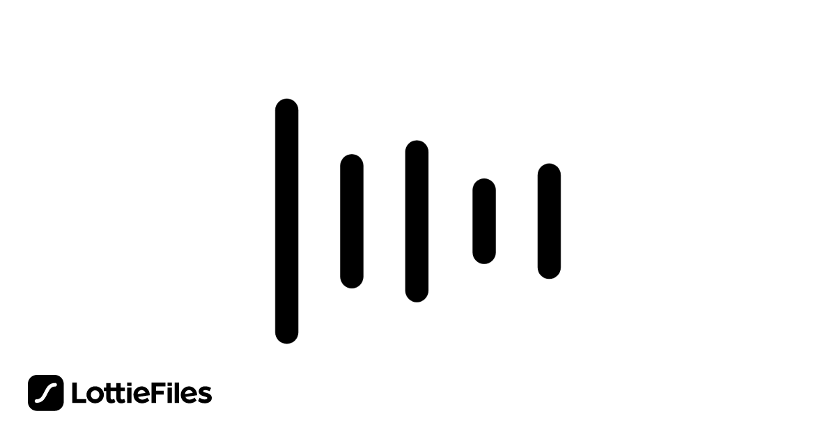 Free Sound Visualizer Animation by Nao Komura | LottieFiles