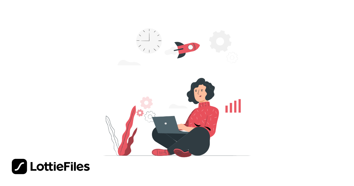 Free Startup Life Concept Animation by Bashir | LottieFiles