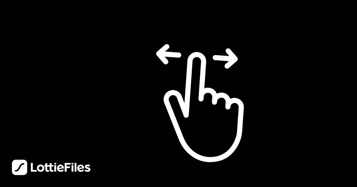 Free Hand Swipe Right to Left Animation by Vinzenz Aubry | LottieFiles