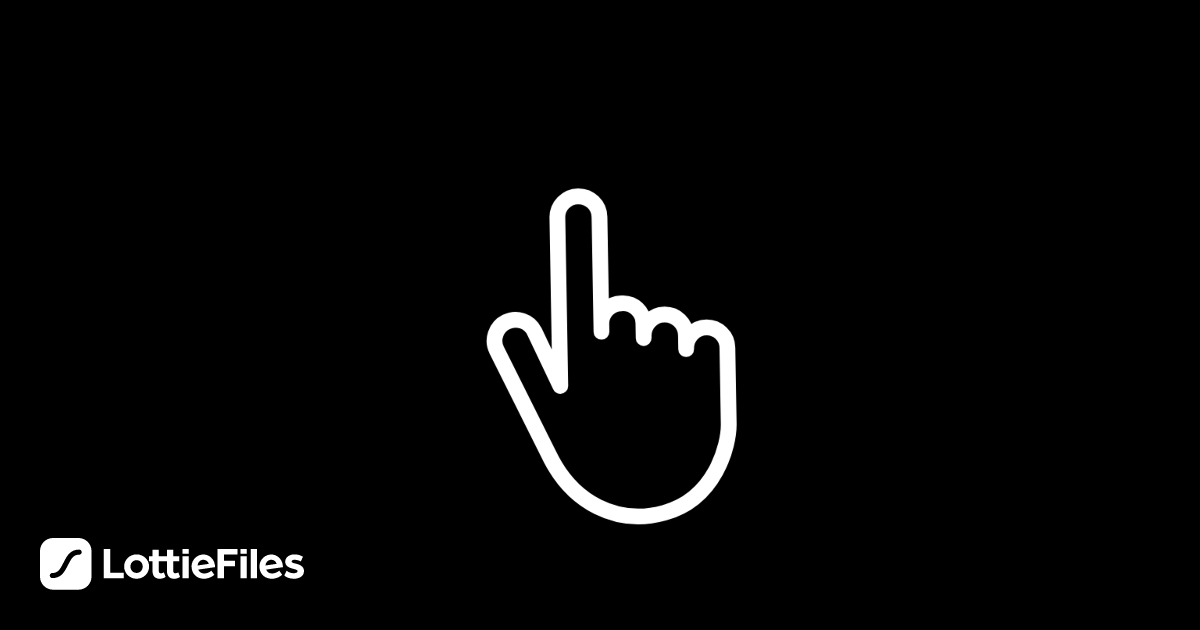 Free Hand Click Gesture Animation by Vinzenz Aubry | LottieFiles