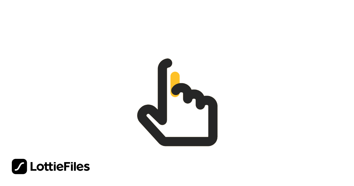 Free Hand Tap Animation by Mohit | LottieFiles