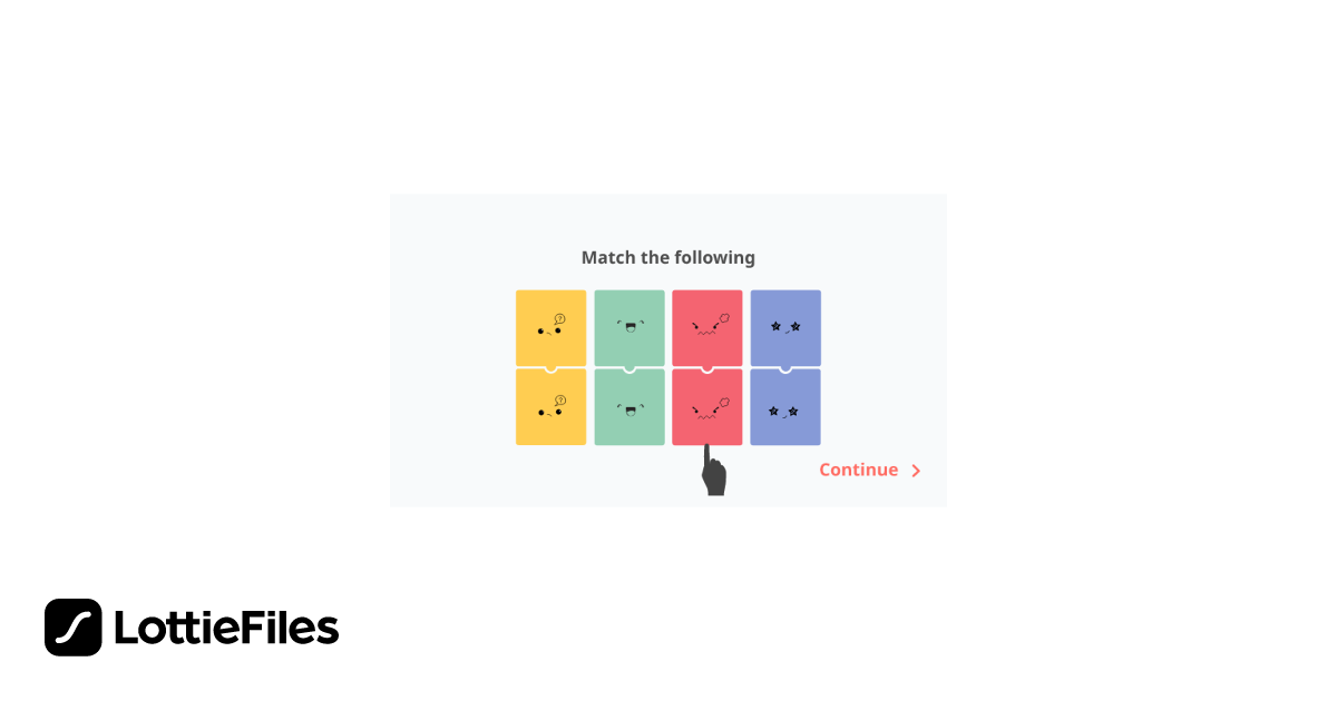 Free Match the following Animation by Nabeel Ahmed | LottieFiles
