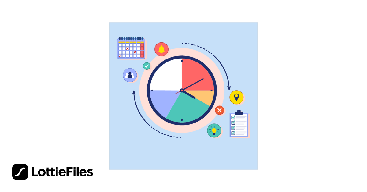 Free Clock Animation by Vladislav | LottieFiles