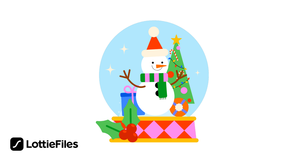 Free Snowglobe Animation by Amanda | LottieFiles