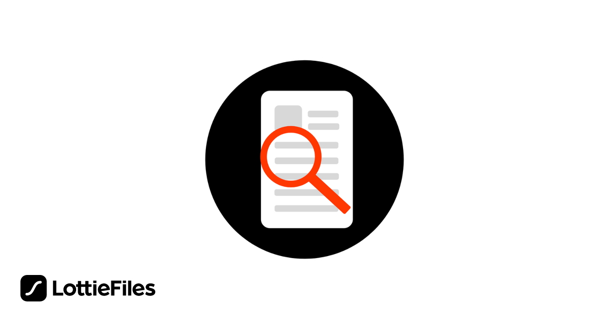 Free Single AI Document Processing Animation by Safeer | LottieFiles