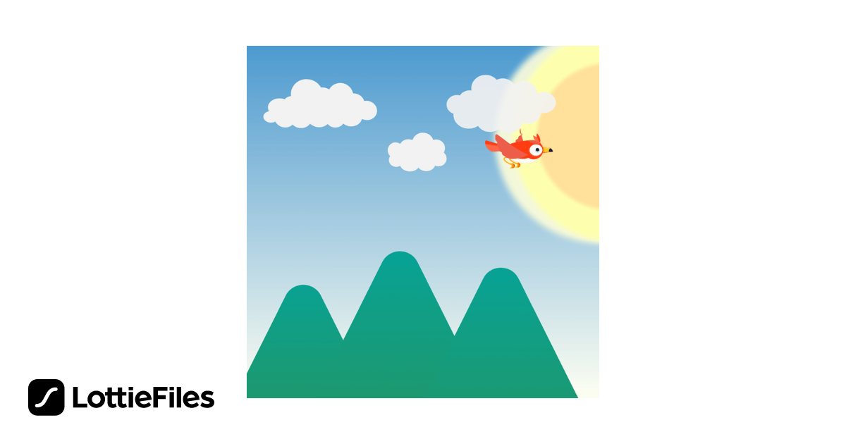 Free Bird Animation Animation by Bea | LottieFiles