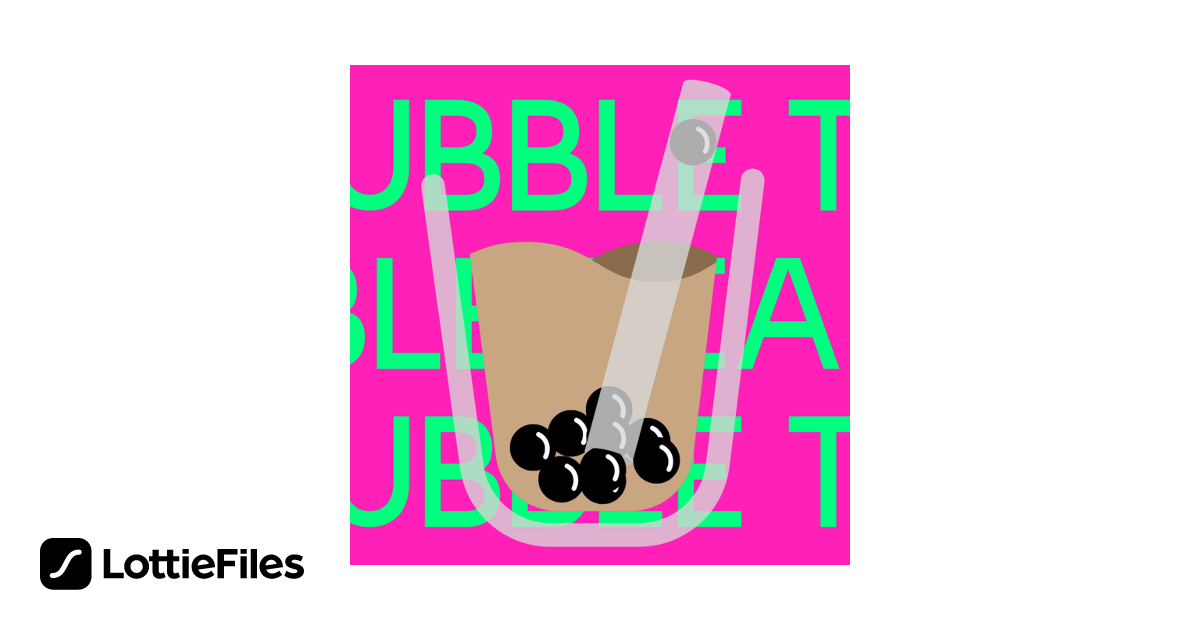 Free bubble tea Animation by Shu-Yi | LottieFiles
