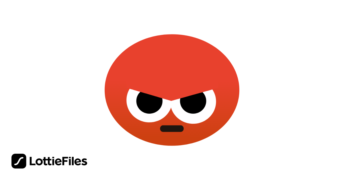 Free Emoji Angry Face Animation by SIMPOOLI | LottieFiles
