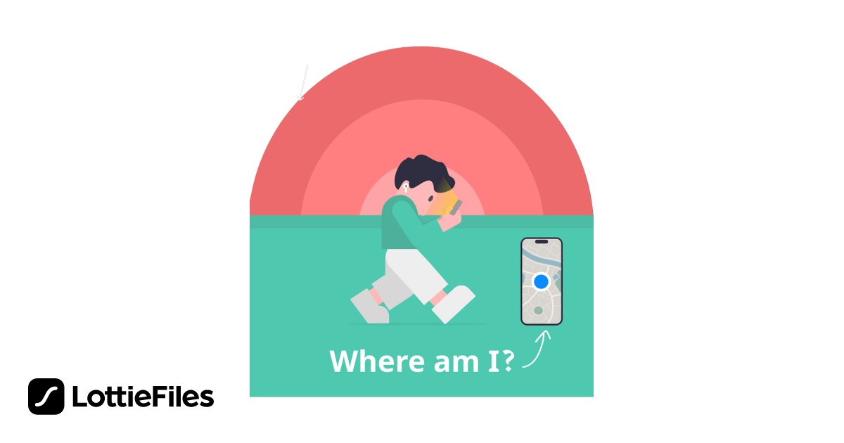 Free Where am I? Animation by View | LottieFiles