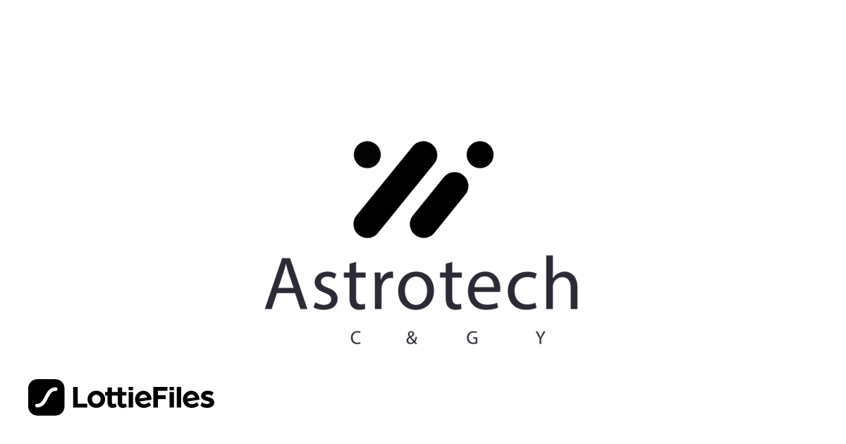 Free Astrotech Logo Lottie JSON Animation Animation by RJ Lottie ...