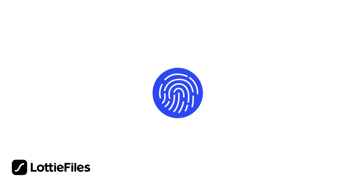 Free Fingerprint Animation Animation by Thuthi Prabhath | LottieFiles