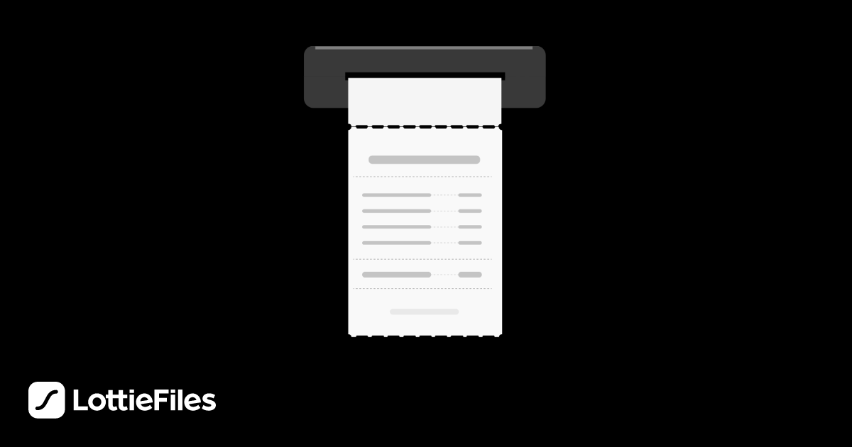 Free Invoice Printing Animation by chitta shanmukha | LottieFiles