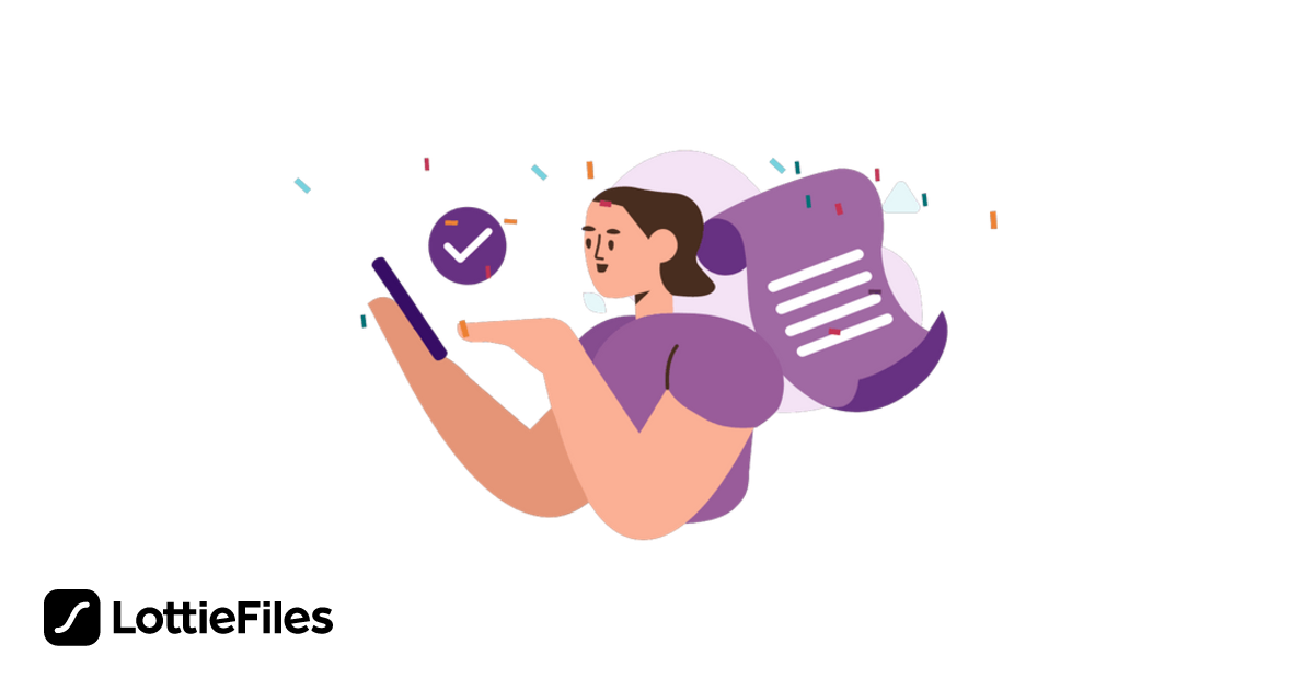 Free Completed Task Animation by Fabricio | LottieFiles