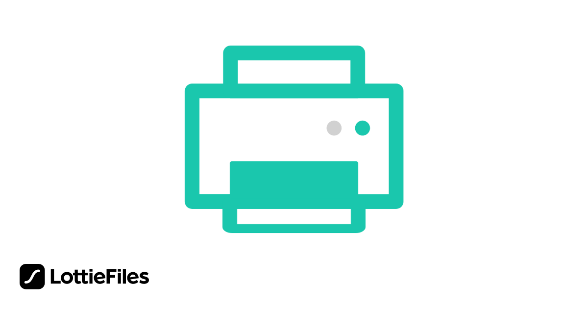 Free Print icon Animation by Naokure | LottieFiles