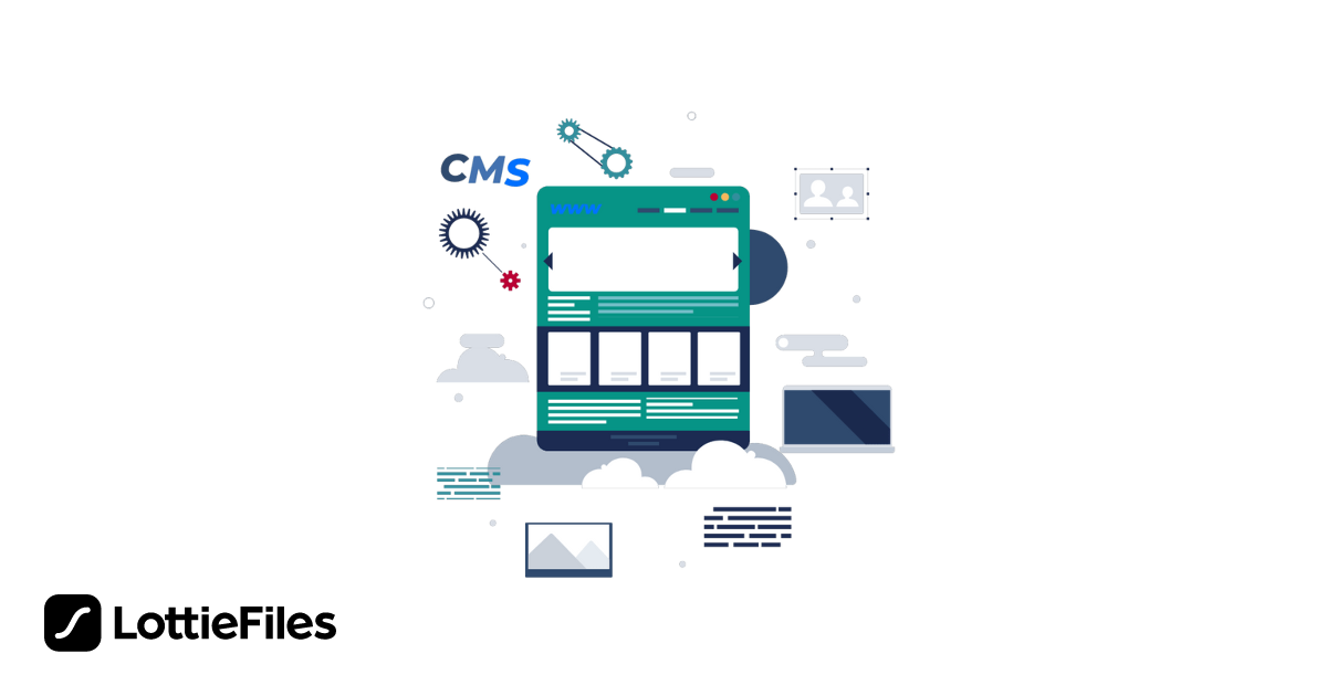 Free CMS Animation Animation by Priyanshu | LottieFiles