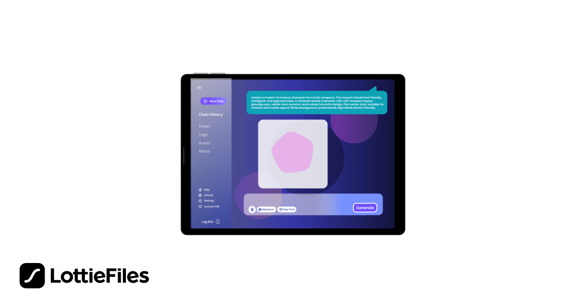 Free ai ui Animation by Vidhit | LottieFiles