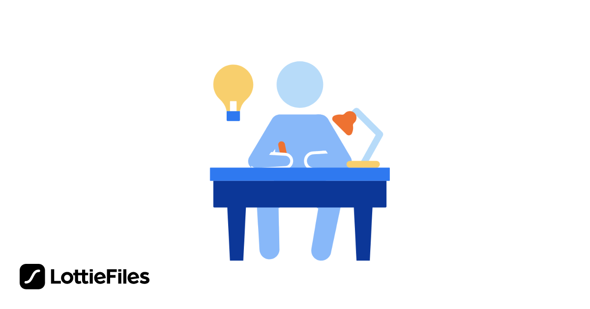 Free Stickman Writing business idea Animation by Abdul Latif | LottieFiles