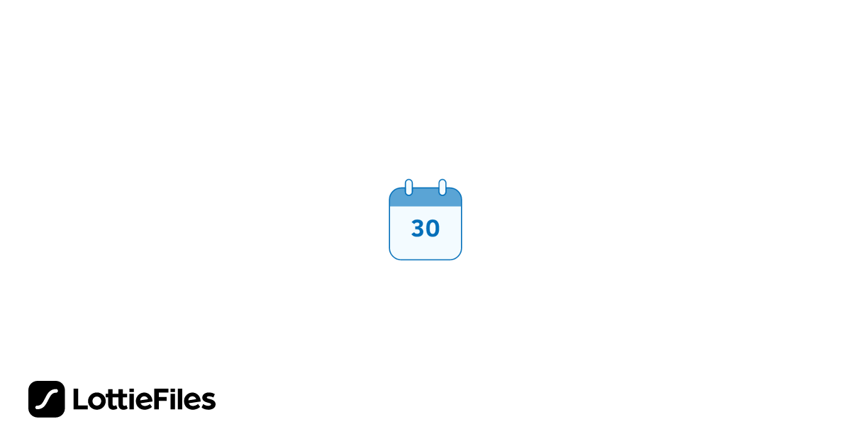 Free Calendar Animation by Bamdad | LottieFiles