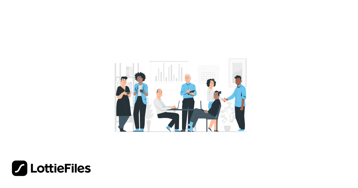 Free Business people meeting Animation by Thomas | LottieFiles