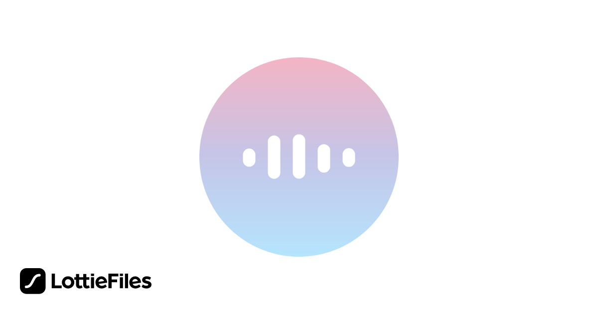 Free Gradient Music Mic Animation by Nadia Akoula | LottieFiles
