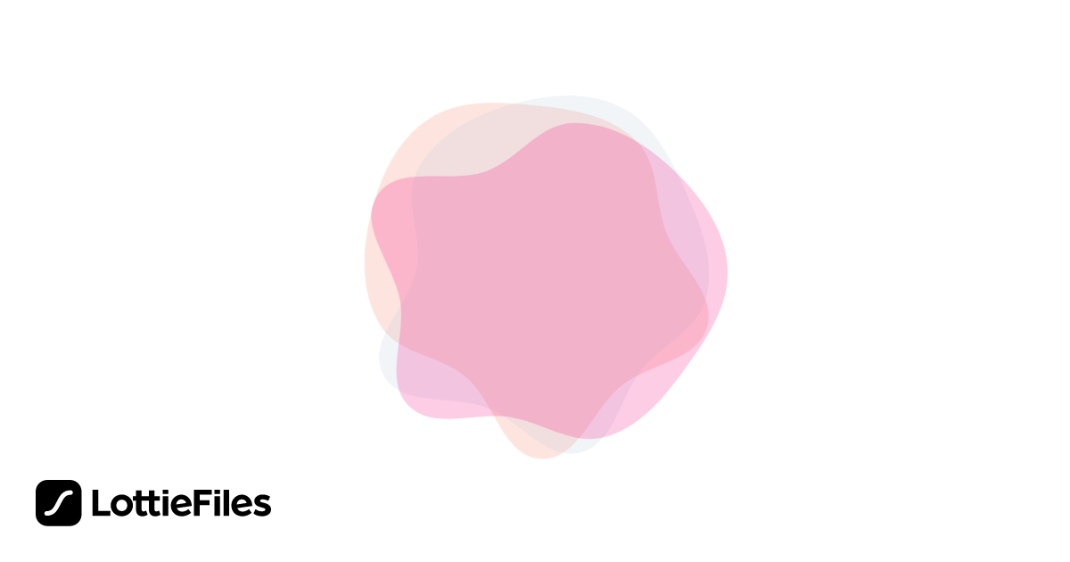 Free Layered Blob - Pink Animation by Jason | LottieFiles