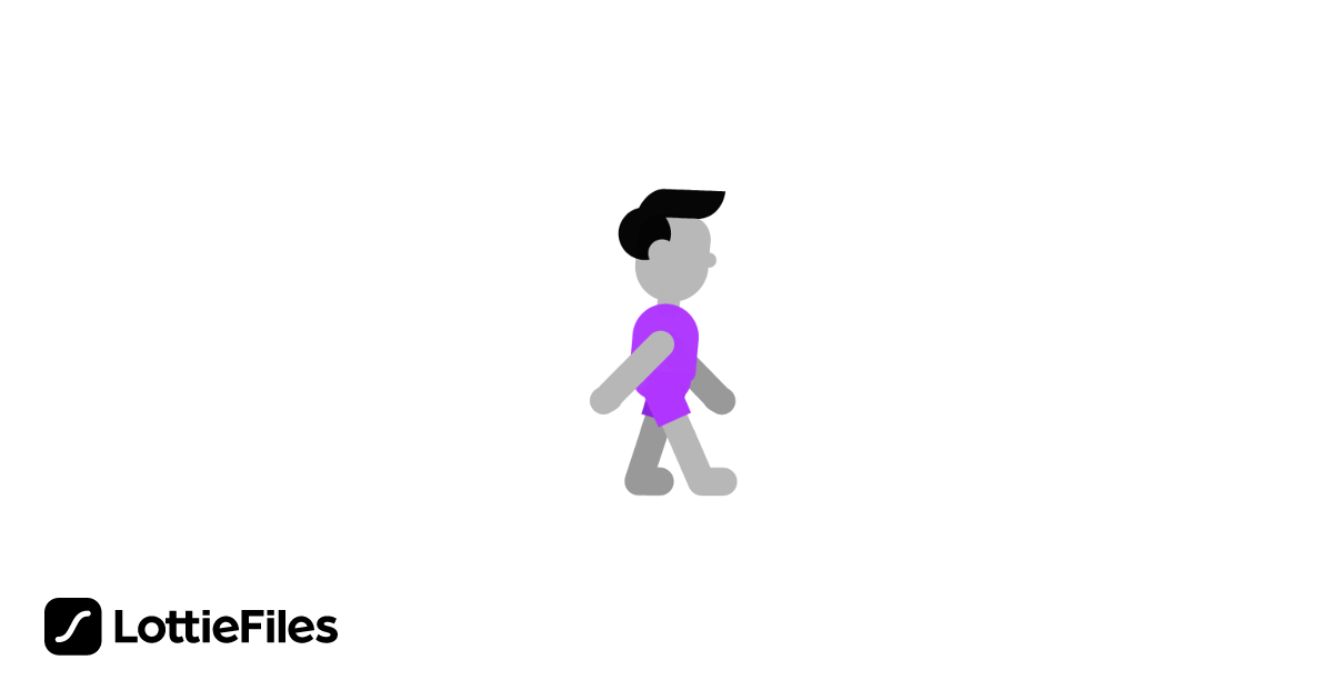Free Character Walking ! Animation by Malik | LottieFiles