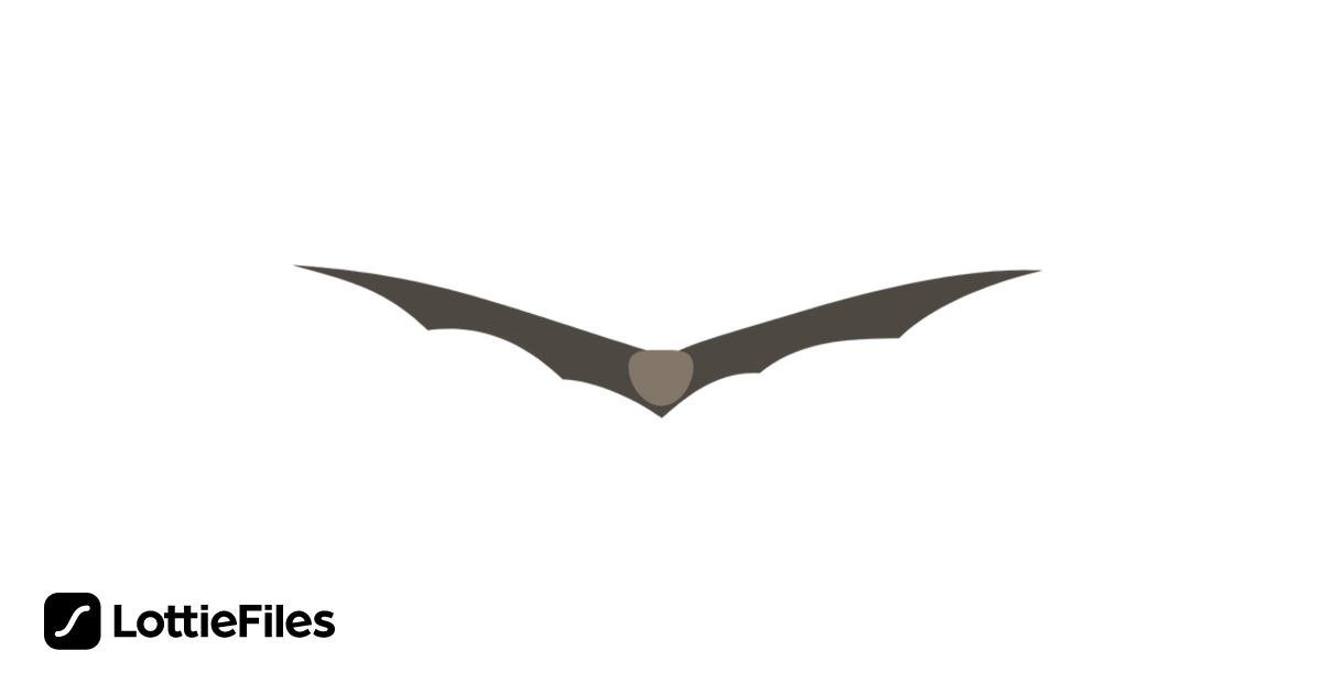 Free Bat flying Animation by Diego | LottieFiles