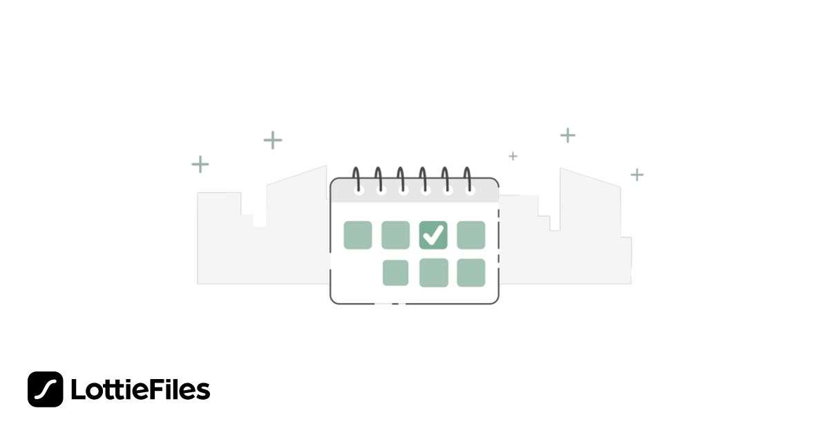 Free Calendar green Animation by Shellz | LottieFiles