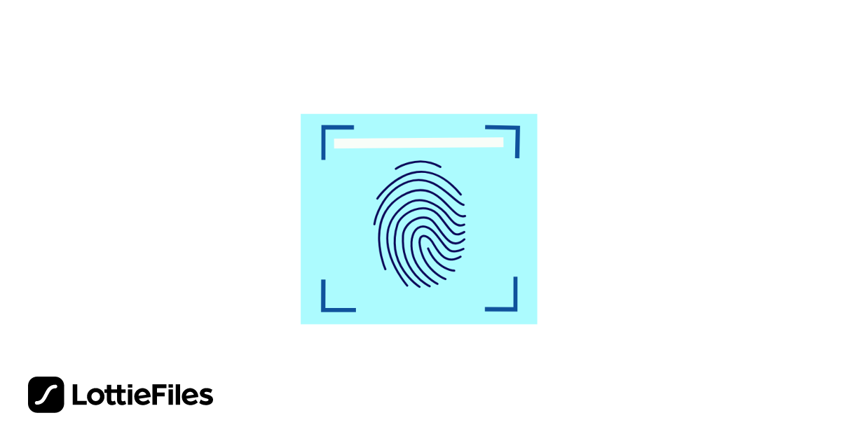 Free Fingerprint Scanner Animation by Bilal | LottieFiles