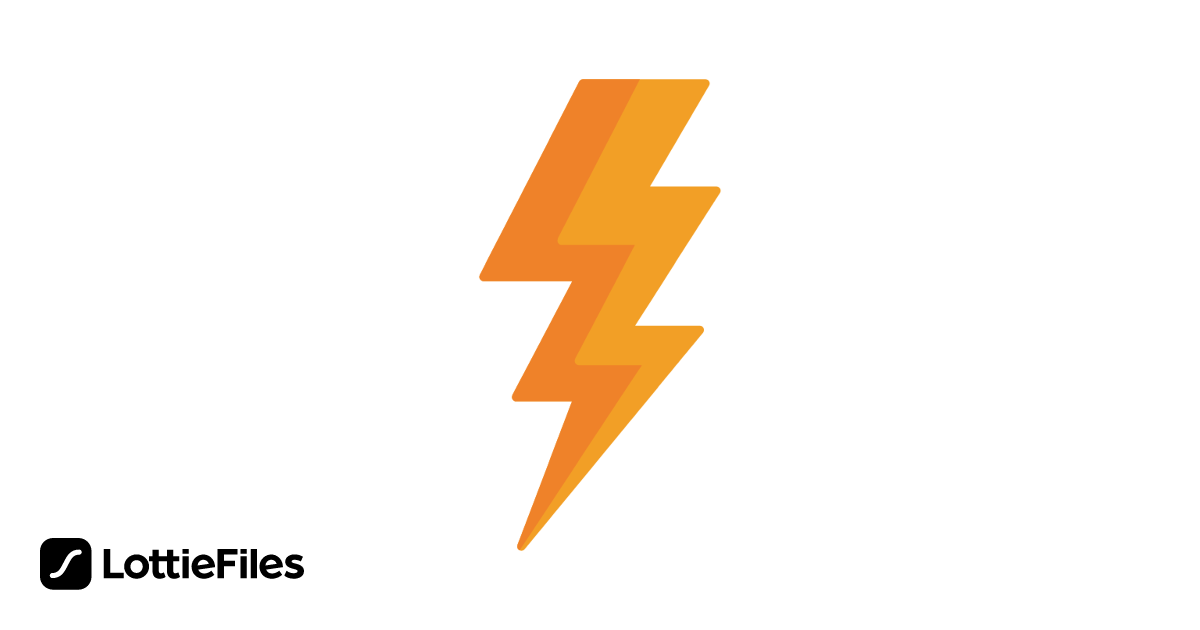 Free Lightning Bolt Animation by lisa sajan | LottieFiles