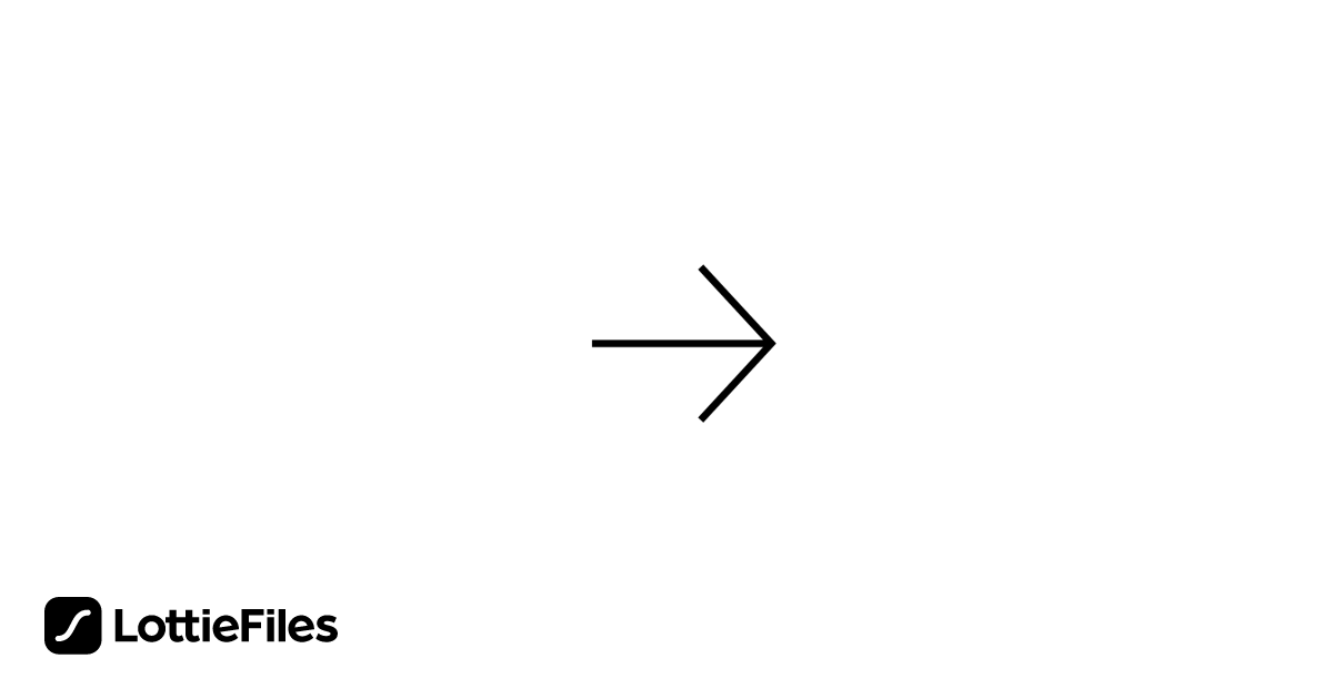 Free Right Arrow Animation by Muhammad Vaid | LottieFiles