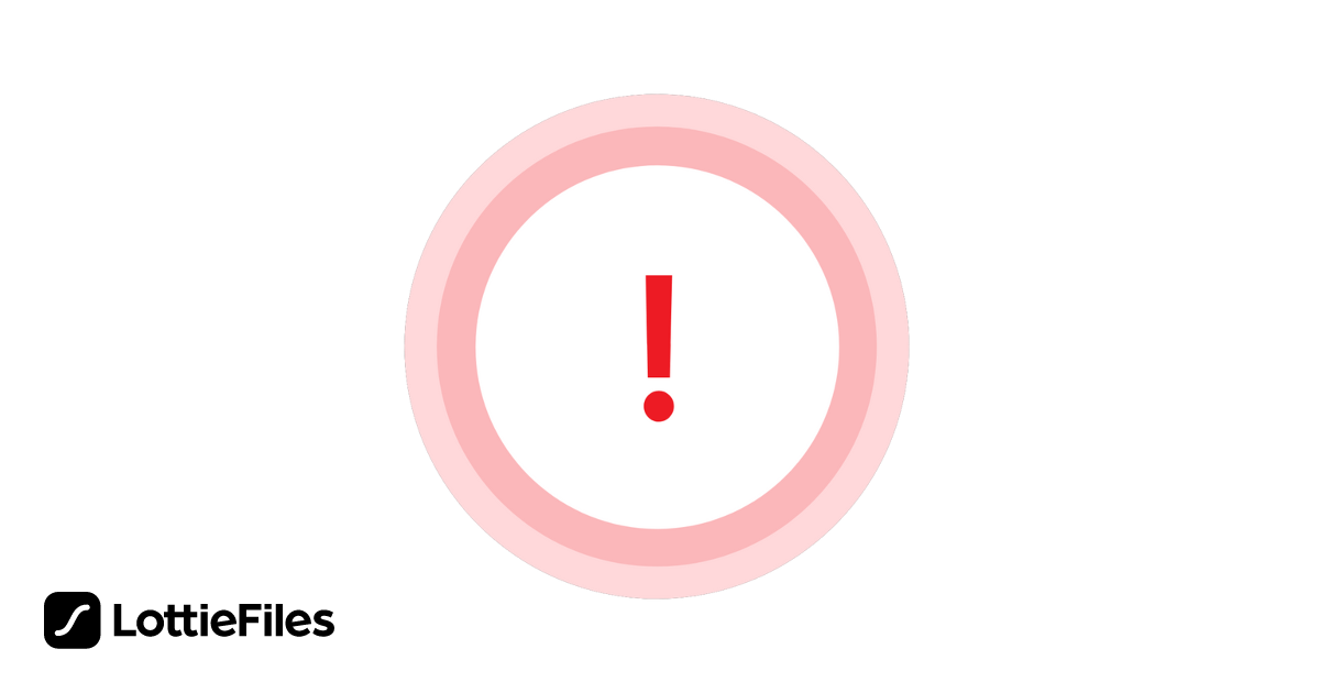 Free Failed Screen Animation by Rajat | LottieFiles