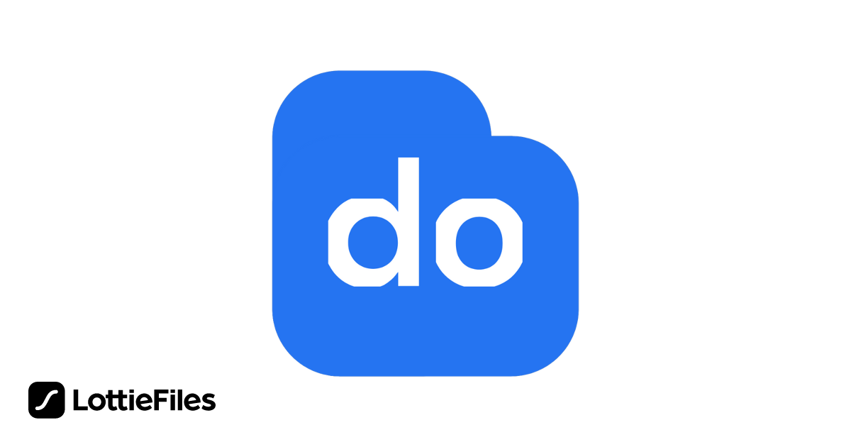 Free do logo loader Animation by Adrián | LottieFiles