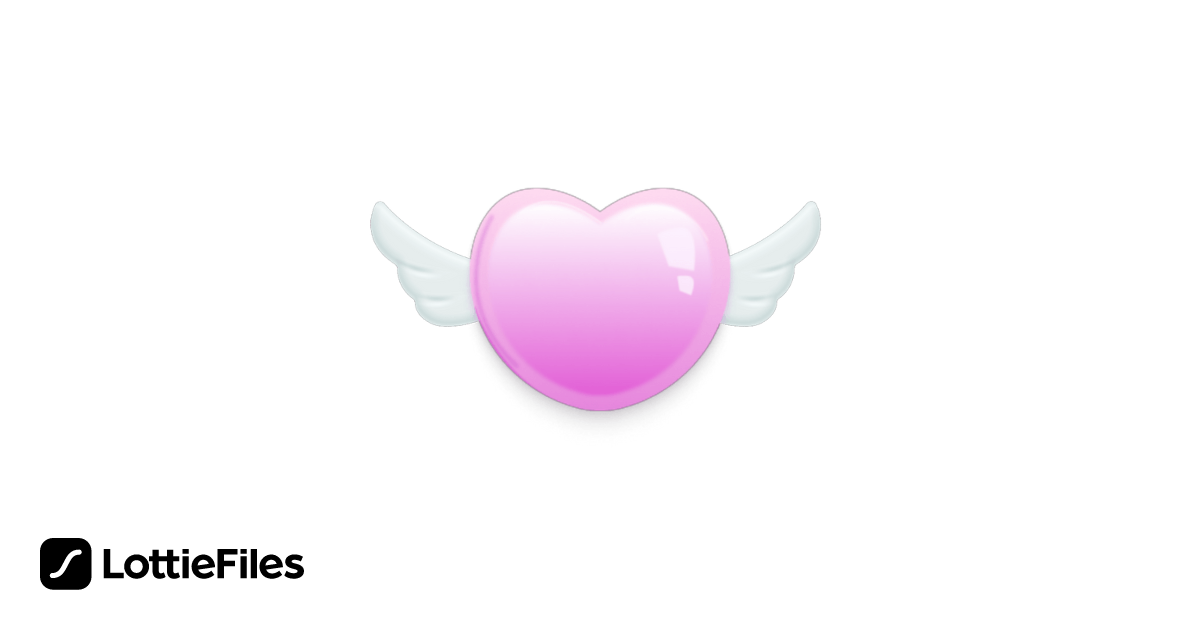Free flying heart Animation by Kyungeun | LottieFiles