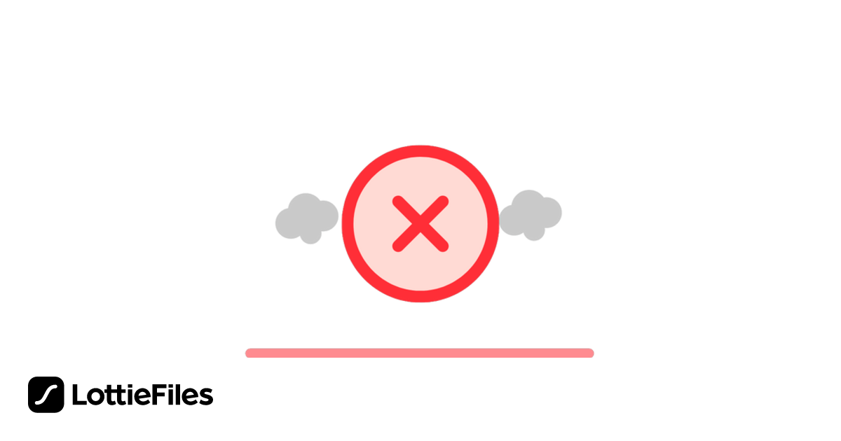 Free failed Animation by Design | LottieFiles