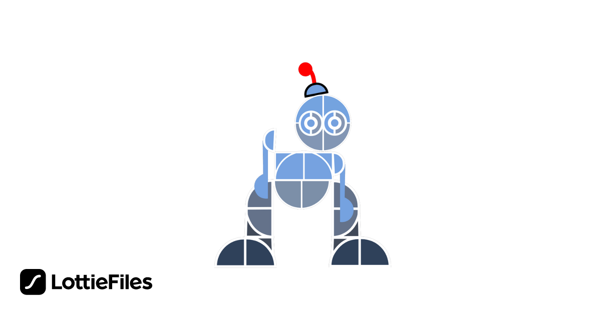 Free Dancing Robot Animation by Bashir | LottieFiles