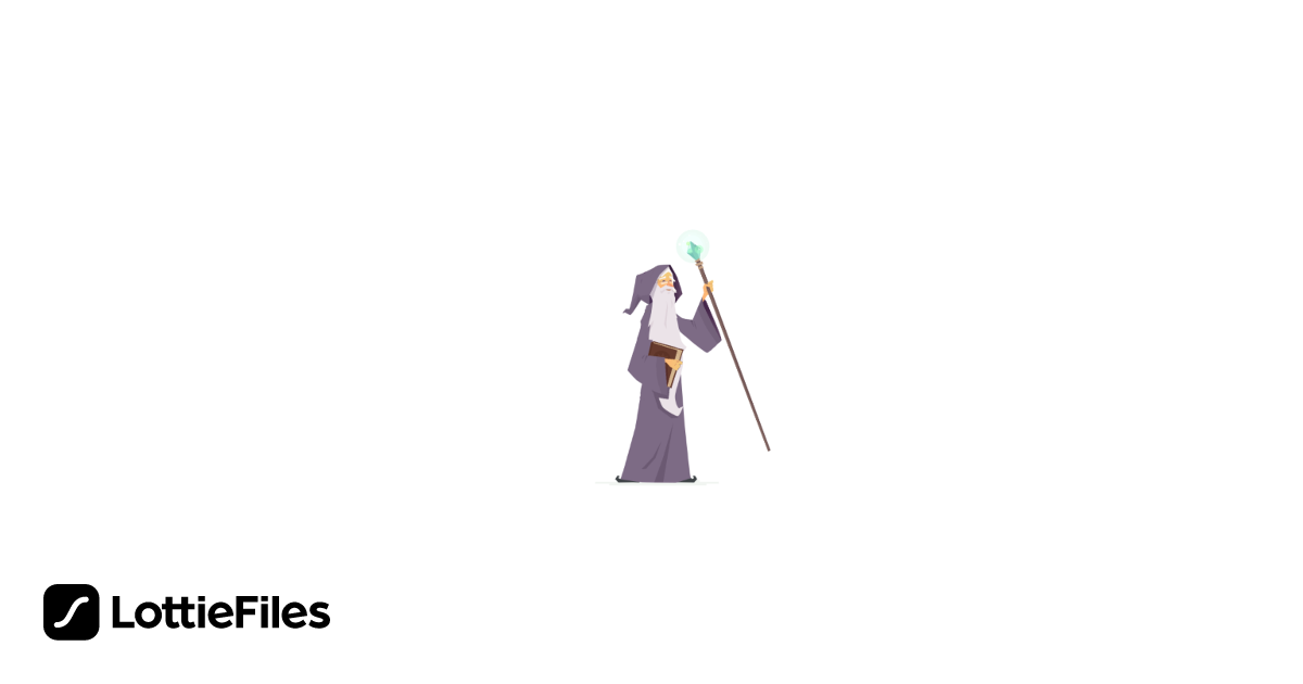 Free Wizard Animation by Oğuz AKAR | LottieFiles