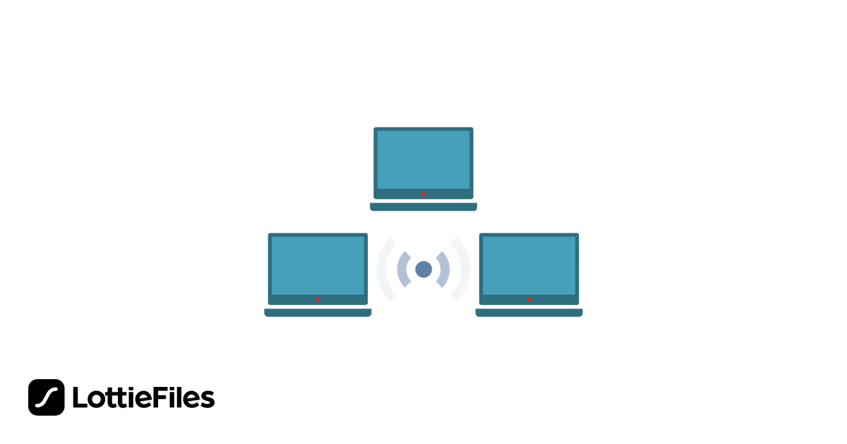 Free Wireless Network Animation by Thomas Stark | LottieFiles