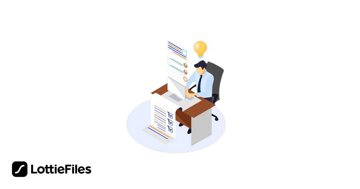Free Working man Animation by Fatima | LottieFiles
