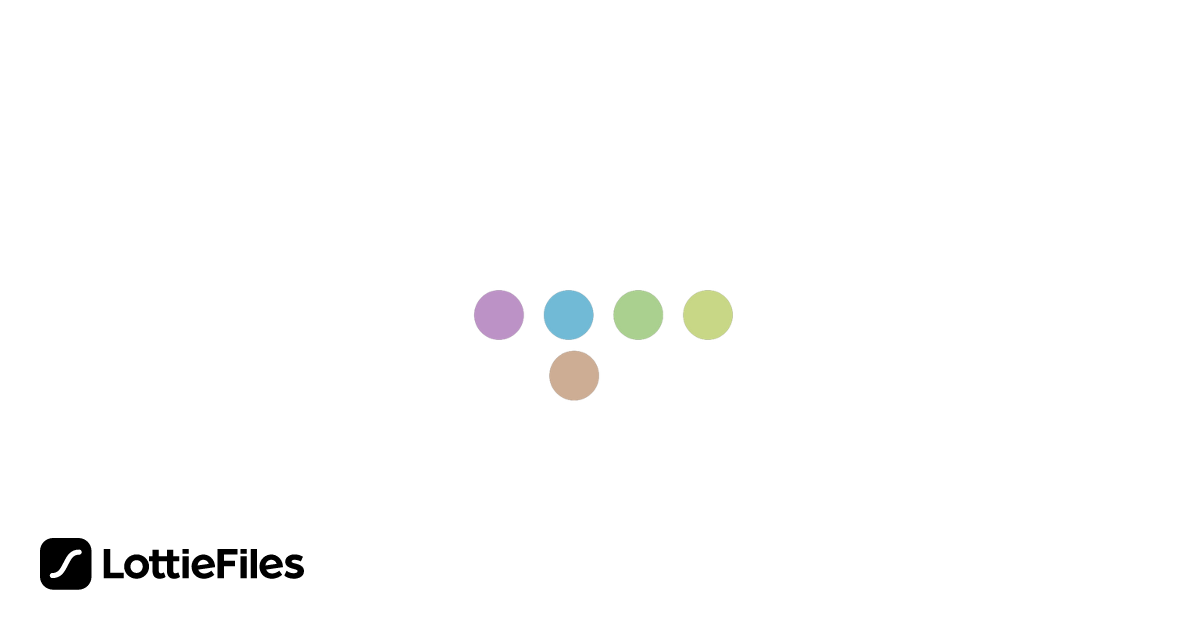 Free Loading Colored Dots Animation by Premoora | LottieFiles
