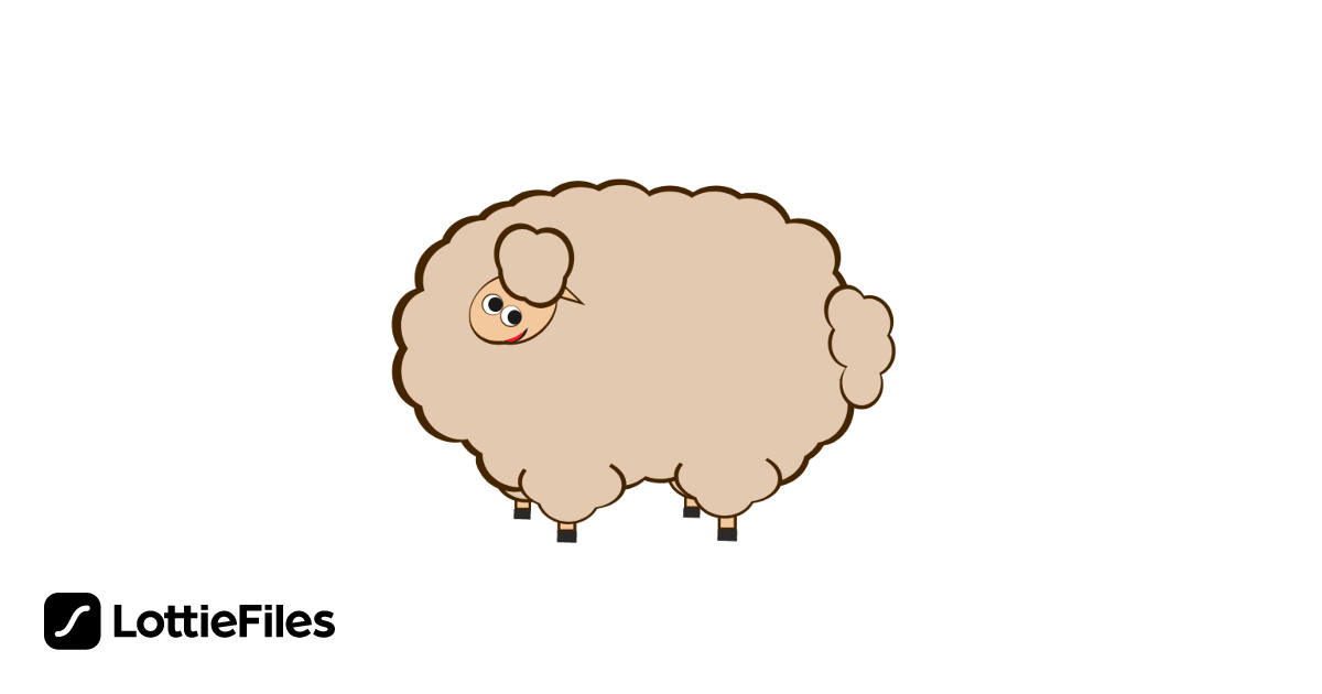 Free sheep Animation by 拓真 | LottieFiles