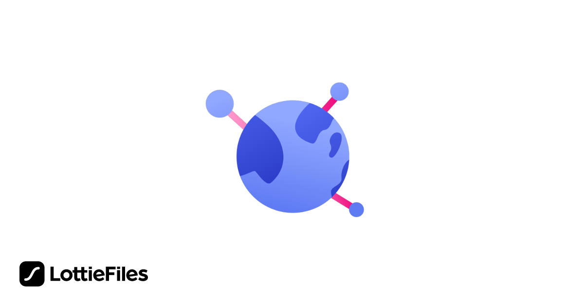 Free Global network Animation by anwar khan | LottieFiles