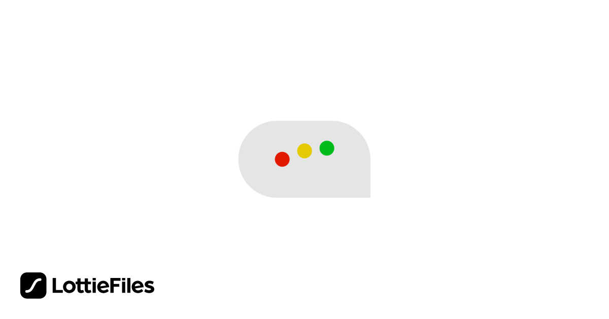 Free Bubble Chat Animation by Mint Sansern Wuthirat | LottieFiles