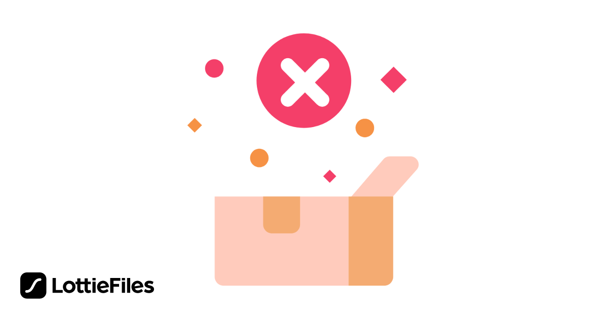 Free Cancelled Parcel Animation by Jerome | LottieFiles