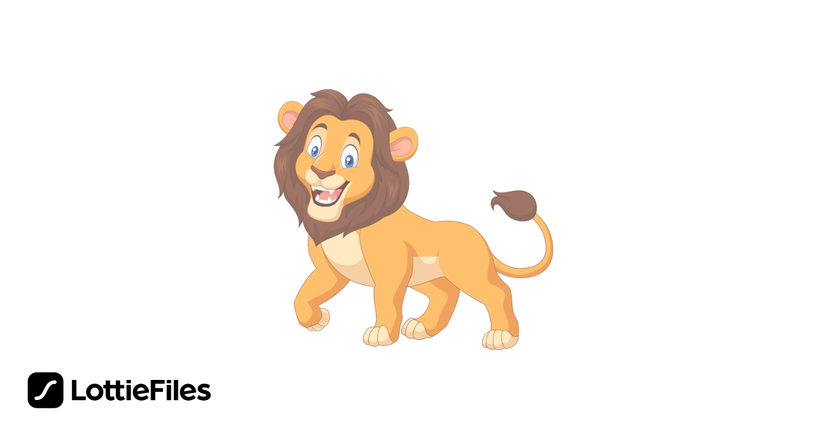 Free Lion Animation by Dinara Dauletkhankyzy | LottieFiles