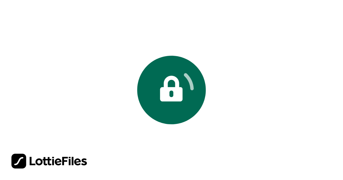 Free Green Lock Animation by The Spark Agency | LottieFiles