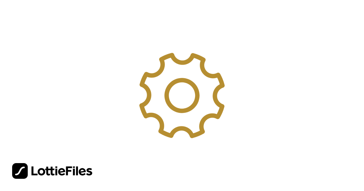 Free gear Animation by Giovana | LottieFiles