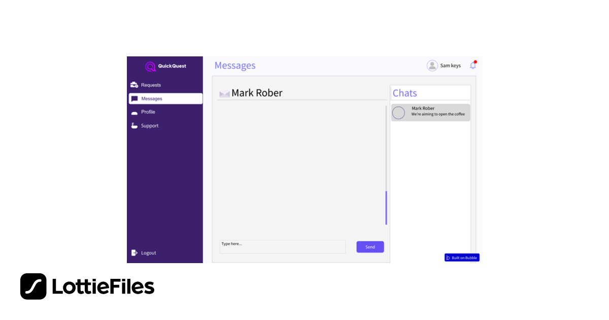 Free Messages Lottie JSON Animtion Animation by RJ Lottie | LottieFiles