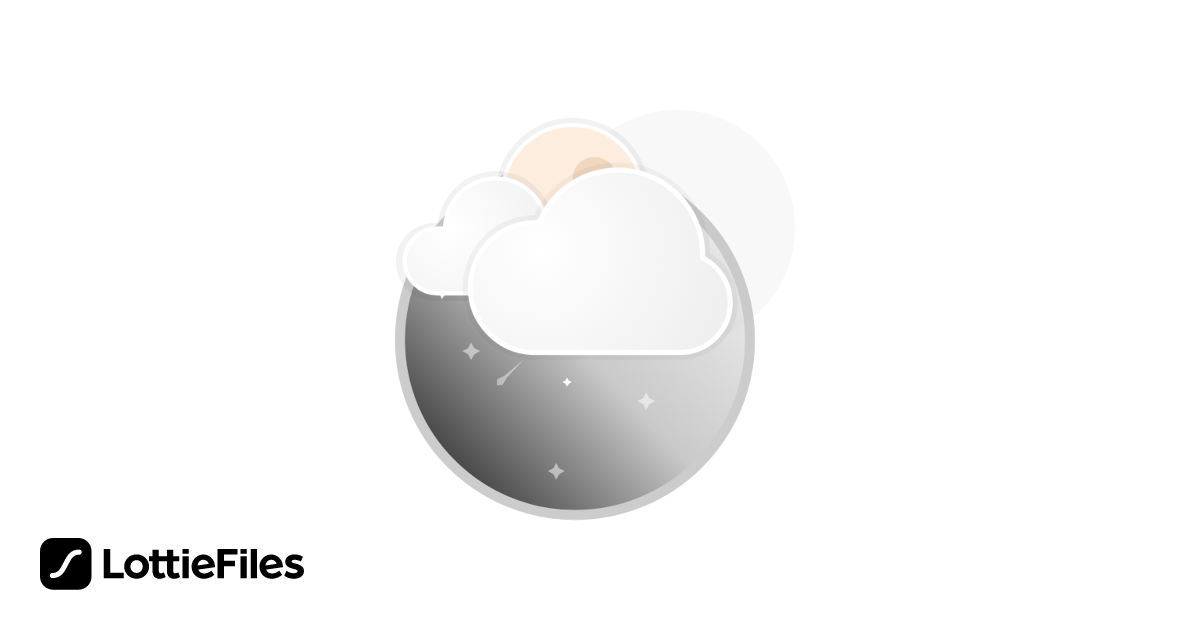 Free weather night scattered clouds dark Animation by Abanop Samuel ...