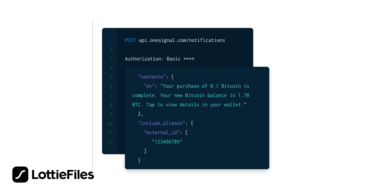 Free API powerful apis impact Animation by Weblodge | LottieFiles